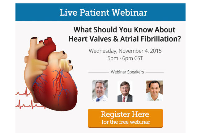 Webinar: What Should You Know About Heart Valves & AFib?"