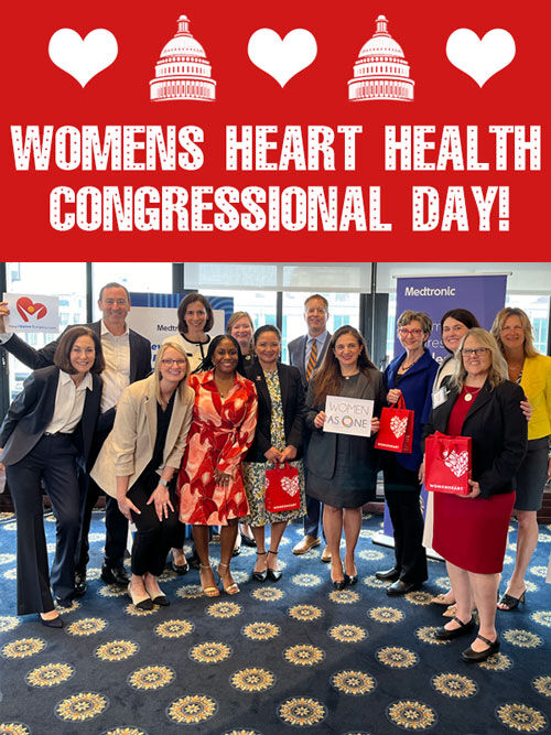 First Women’s Heart Health Congressional Day in Washington, DC!